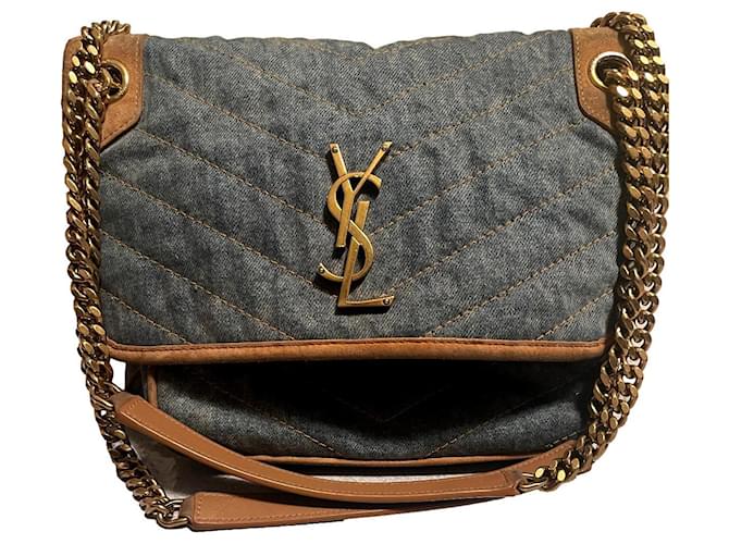 Saint Laurent NIKI medium Blue Denim ref.1292921 - Joli Closet