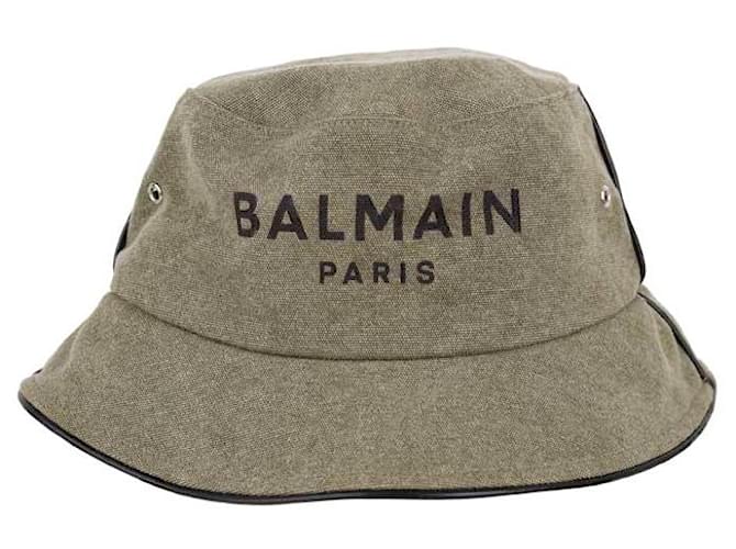 Balmain Cotton hat Khaki ref.1297970 - Joli Closet