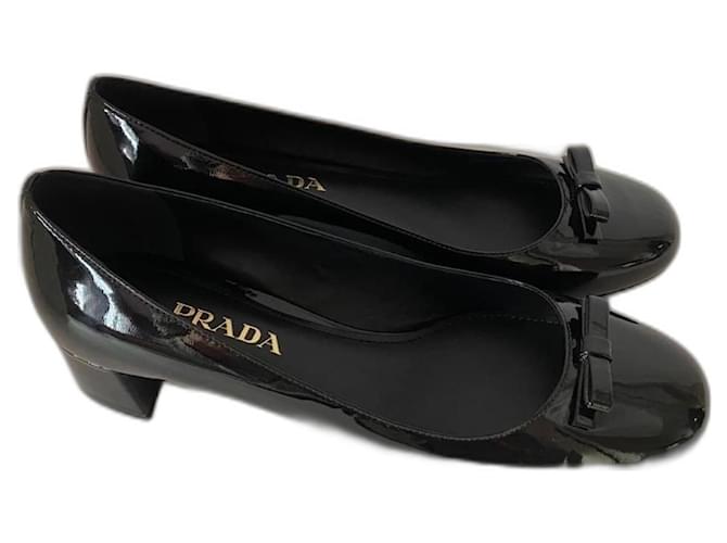 Prada Heels Black Patent leather ref.1302398 - Joli Closet