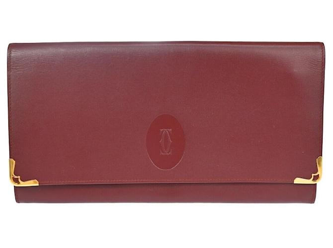 Cartier Must de Cartier Dark red Cloth ref.1304378 - Joli Closet