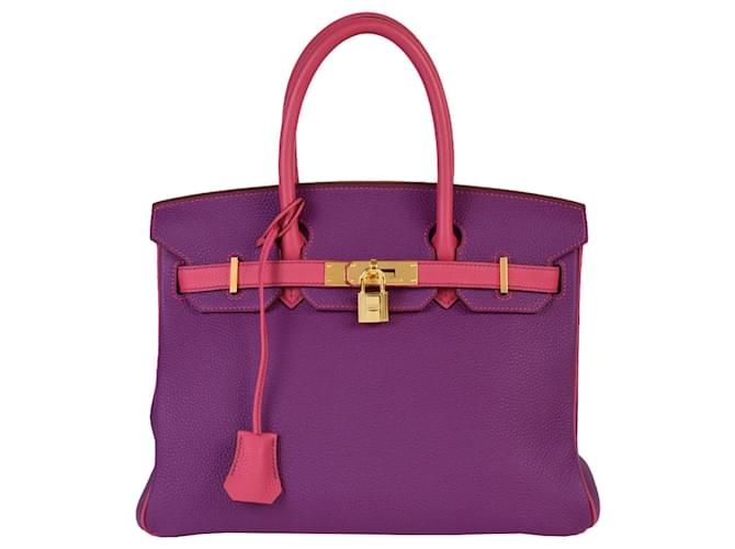 Hermès Birkin 30 Purple Leather ref.1304498 - Joli Closet