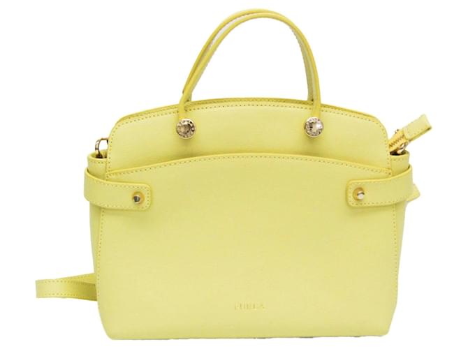 Furla Yellow Leather ref.1304957 - Joli Closet