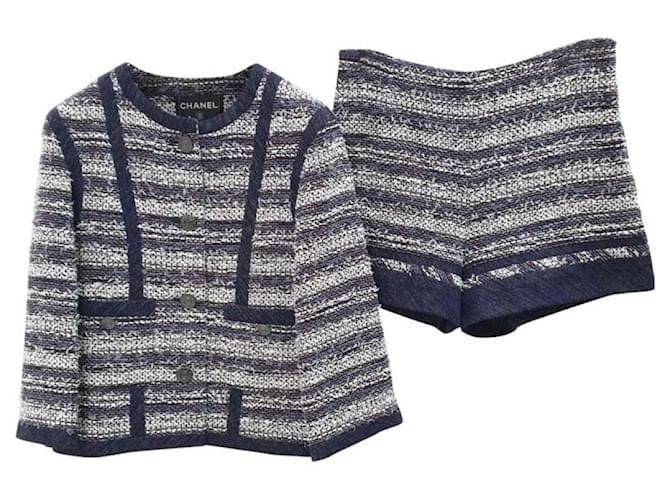 CHANEL 13P Tweed Jacket Shorts Suit Set (Sold) - Joli Closet