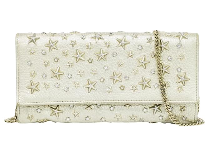 Jimmy Choo star White Leather ref.1307676 - Joli Closet