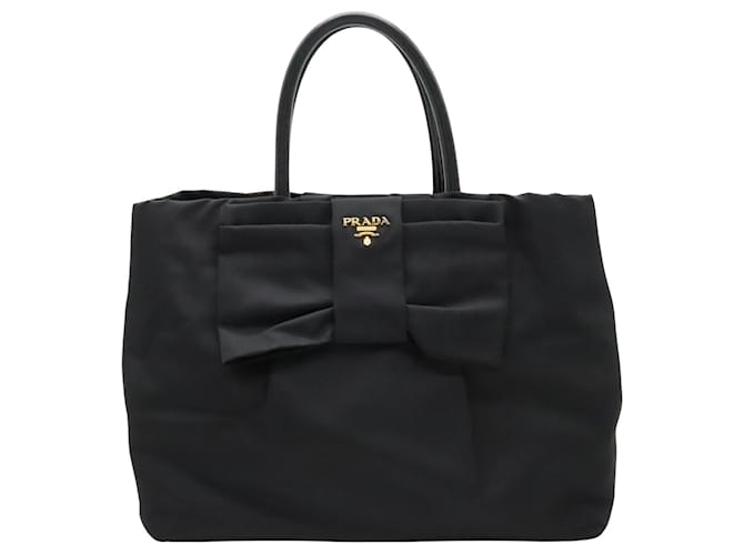 Prada Ribbon Black Synthetic ref.1307876 - Joli Closet