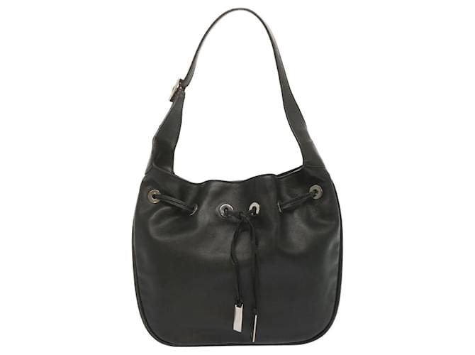 Gucci Drawstring Black Leather ref.1314447 - Joli Closet
