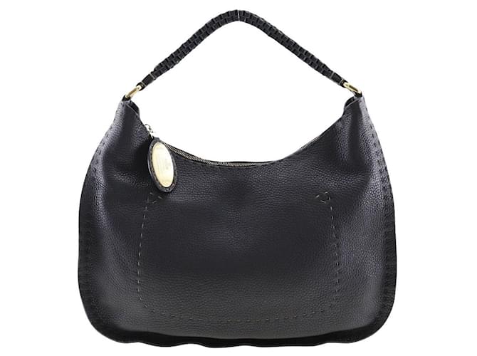 Fendi Selleria Black Leather ref.1314849 - Joli Closet