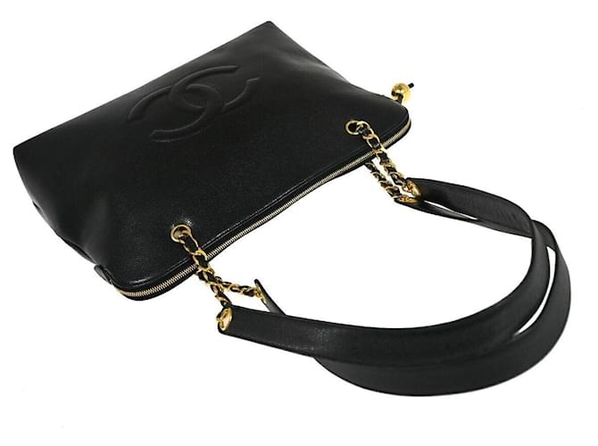 Chanel Black Leather ref.1319176 - Joli Closet