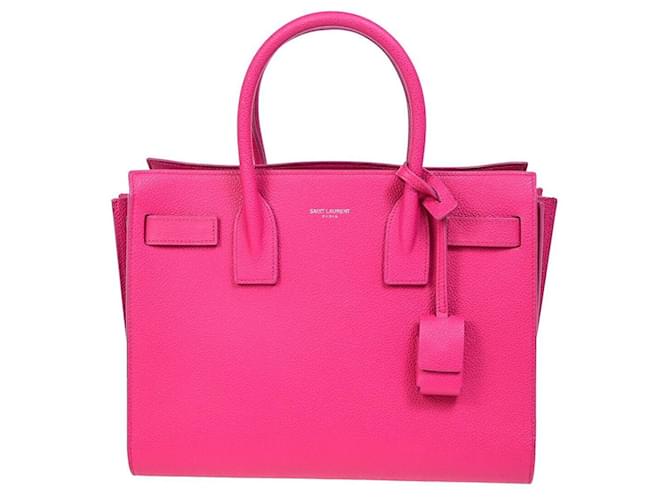 Saint Laurent Sac de jour Pink Leather ref.1320457 - Joli Closet
