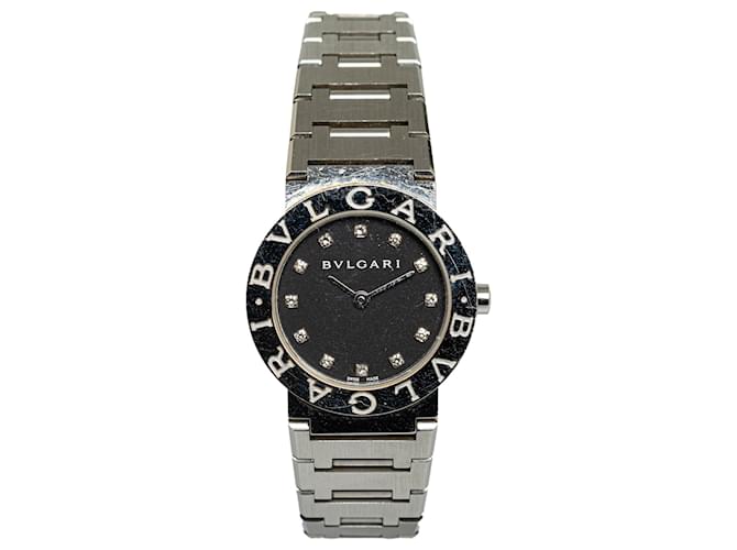 Bulgari Bvlgari Silver Quartz Stainless Steel Bvlgari Bvlgari Diamond ...