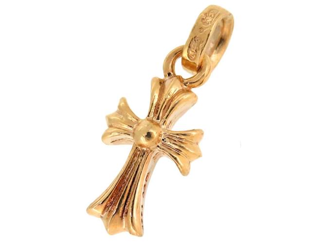 Chrome Hearts 22k Baby Fat Cross Pendant Metal Pendant in Good ...