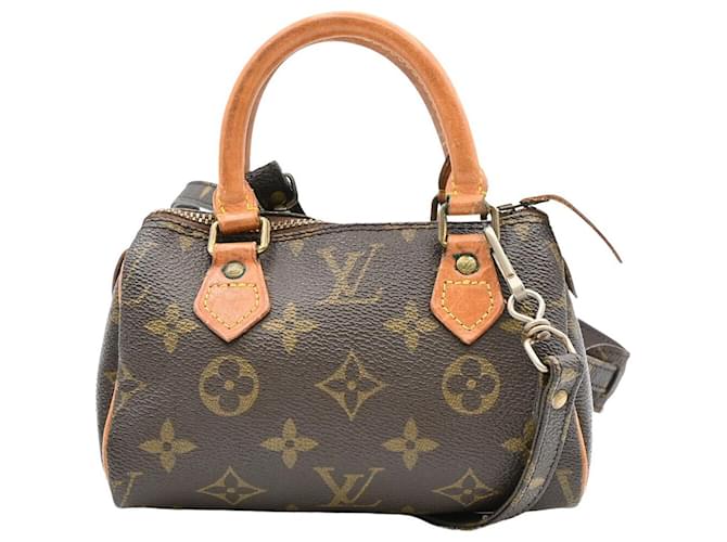 Louis Vuitton Mini Speedy Toile Marron ref.1323798 - Joli Closet