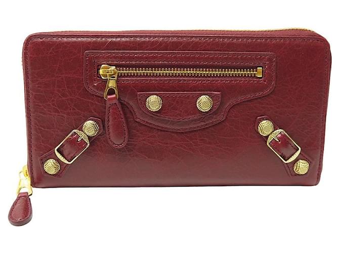 NEW BALENCIAGA GIANT CONTINENTAL WALLET 253053 WALLET WALLET Brown ...