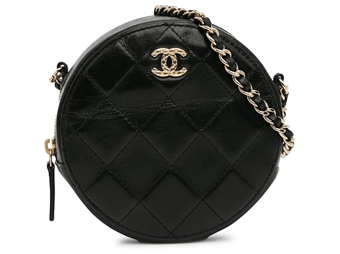 CHANEL HandbagsLeather Black ref.1326501 - Joli Closet