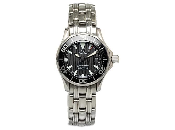 OMEGA Silver Quartz Stainless Steel Seamaster Professional Watch ...