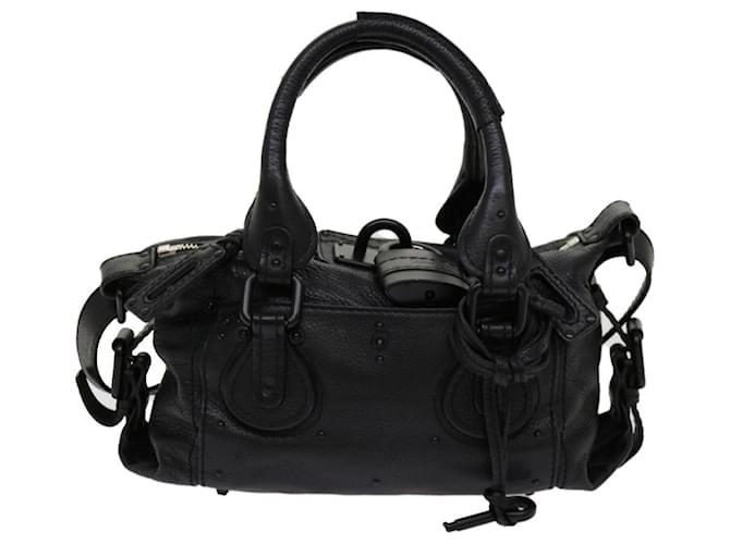 CHLOÉ PADDINGTON Black Leather ref.1329092 - Joli Closet