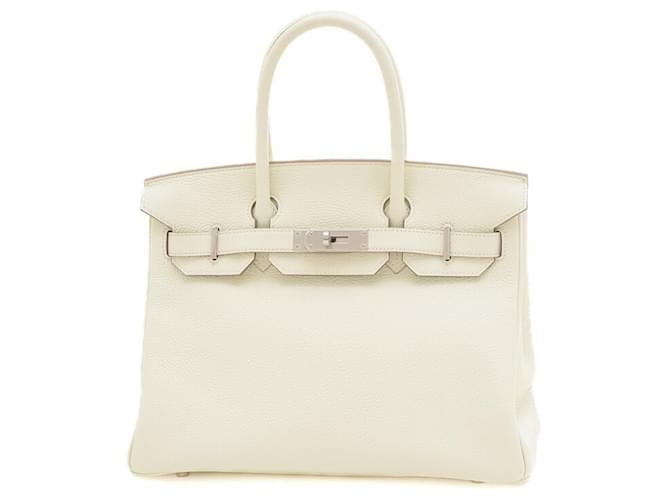 Hermès HERMES BIRKIN 30 Cream Leather ref.1331938 - Joli Closet