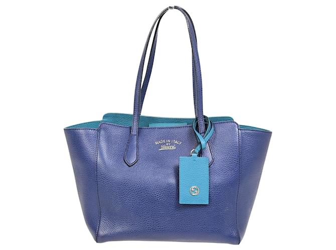 Gucci Swing Navy blue Leather ref.1337870 - Joli Closet