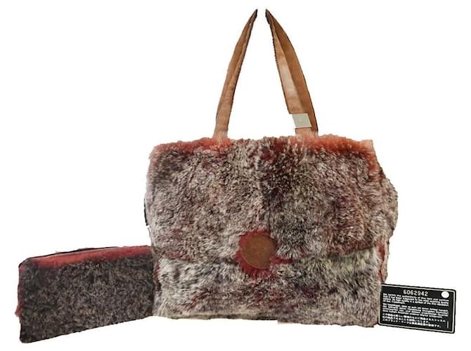 Chanel Cabas Orange Fur ref.1338136 - Joli Closet