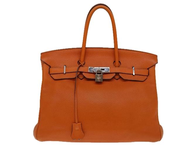 Hermès Birkin 35 Orange Leather ref.1338341 - Joli Closet