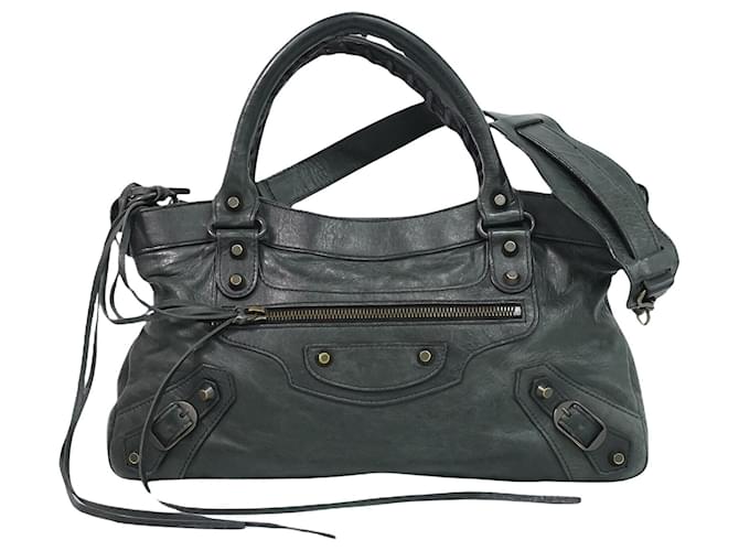 Balenciaga First Black Leather ref.1339482 - Joli Closet