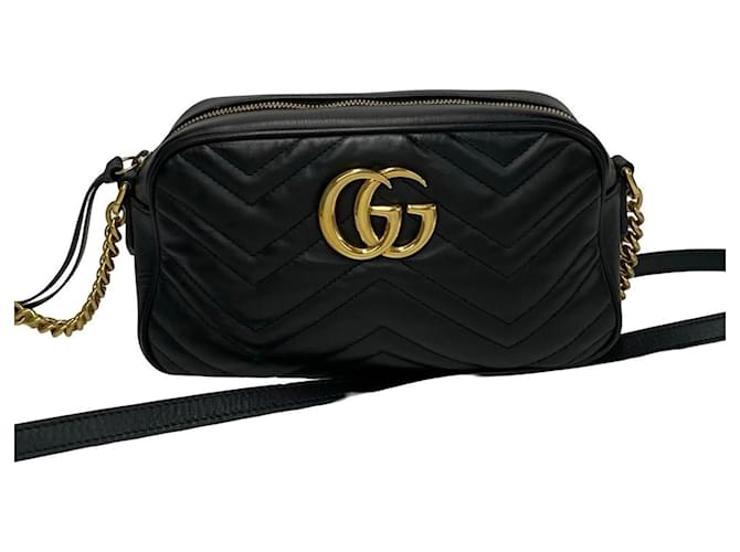 GUCCI MARMONT Black Leather ref.1341386 - Joli Closet
