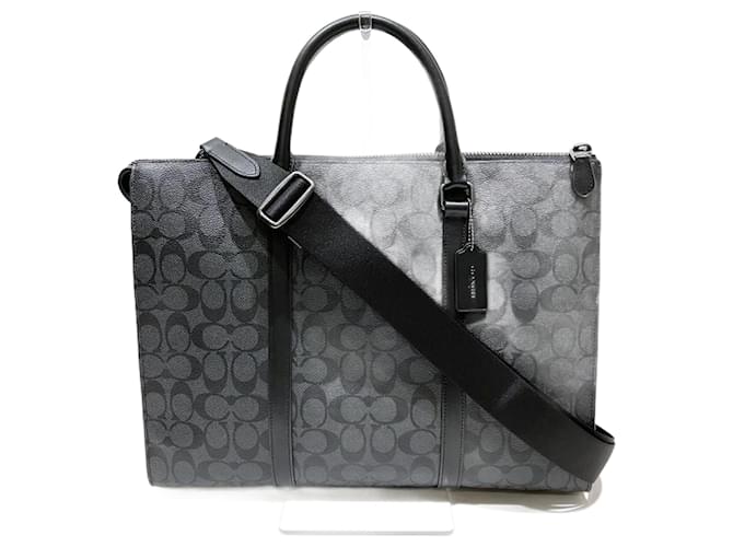 Coach Signature Black Leather ref.1341399 - Joli Closet