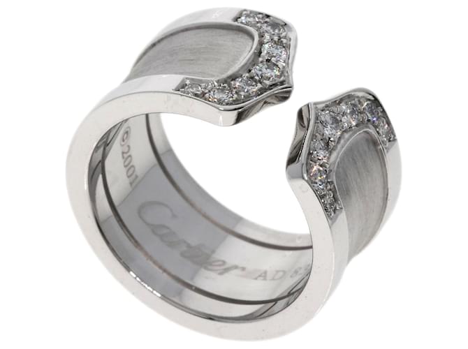 cartier 2C C2 Silvery White gold ref.1345144 - Joli Closet