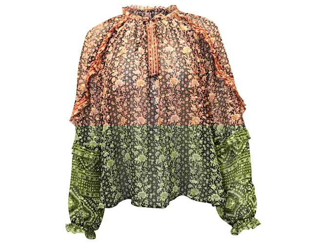 Ulla Johnson Callista Blouse in Multicolor Silk ref.1342965 - Joli Closet