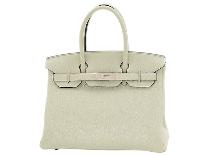 Hermès HERMES BIRKIN 30 Cream Leather ref.1343186 - Joli Closet
