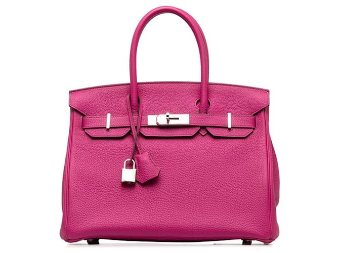 Hermès HERMES BIRKIN 30 Pink Leather ref.1343438 - Joli Closet