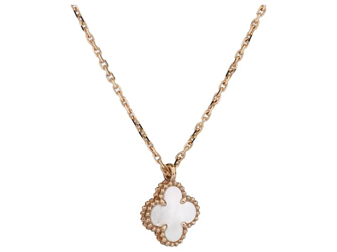 Van Cleef & Arpels Sweet Alhambra Necklace 750(YG) 3.1g VCARF69100 ...