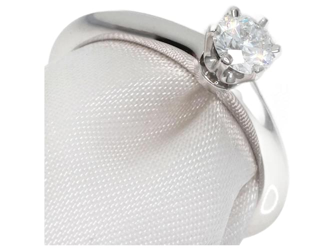 Tiffany & Co Solitaire Silvery Platinum ref.1352676 - Joli Closet