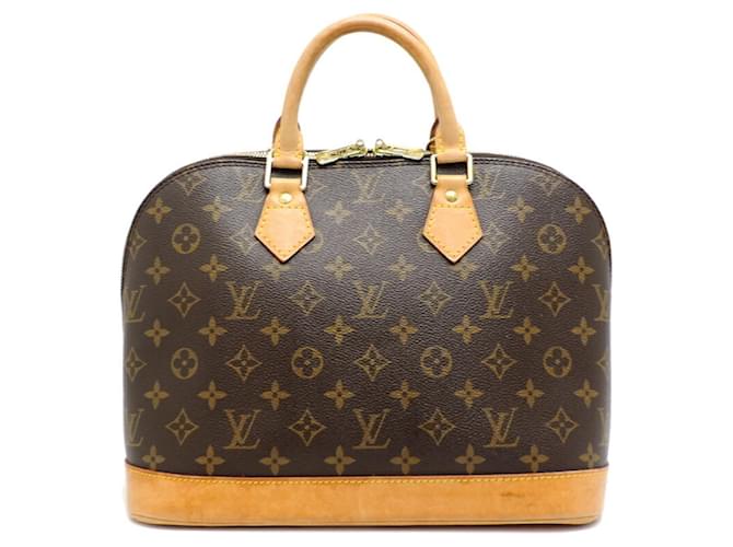 Louis Vuitton Alma Brown Cloth ref.1355557 - Joli Closet