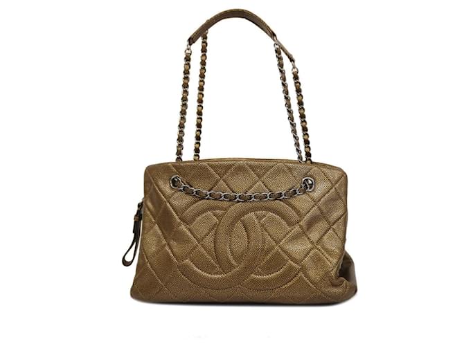 Chanel shopping Brown Leather ref.1357621 - Joli Closet