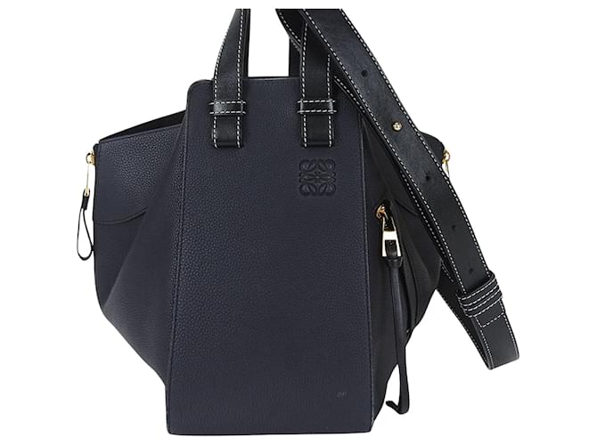 Loewe Hammock Navy blue Leather ref.1358010 - Joli Closet