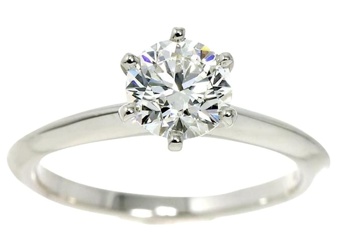 Tiffany & Co Solitaire Silvery Platinum ref.1358523 - Joli Closet