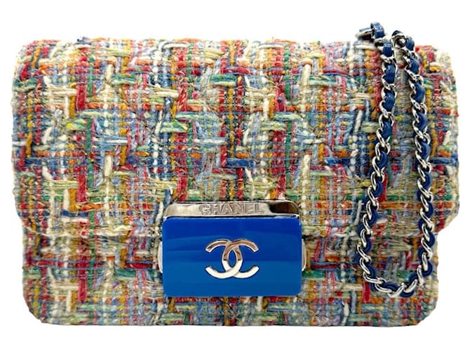 Chanel Matelassé Multiple colors Tweed ref.1364872 - Joli Closet