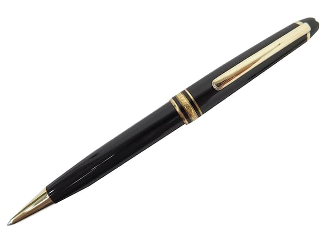 MONTBLANC MEISTERSTUCK CLASSIC BALLPOINT PEN MB132453 GOLD RESIN ...