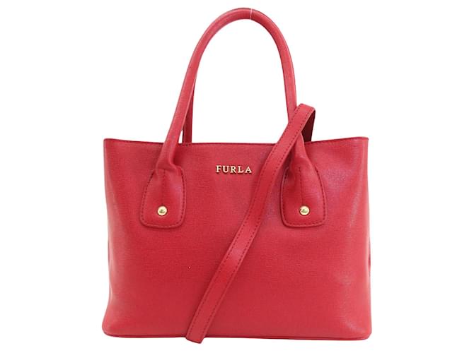 Furla Red Leather ref.1374635 - Joli Closet
