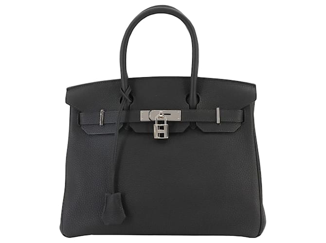 Hermès Birkin 30 Black Leather ref.1375859 - Joli Closet