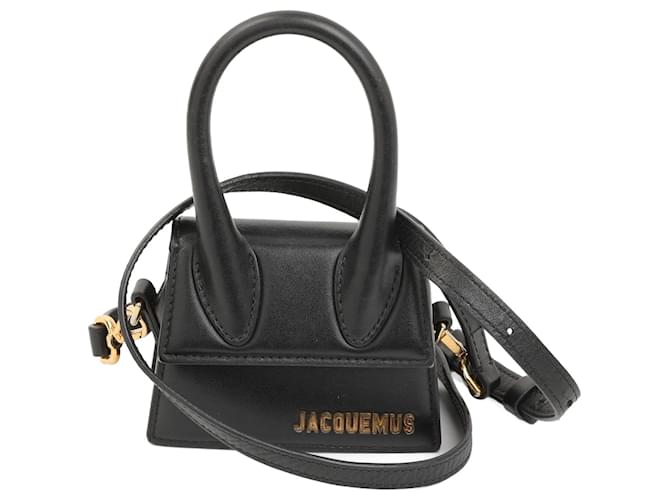 JACQUEMUS Handbags Leather Black ref.1376687 - Joli Closet
