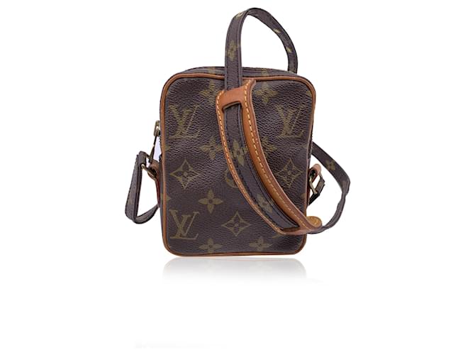 Louis Vuitton Vintage Monogram Canvas Mini Danube Crossbody Bag Brown ...