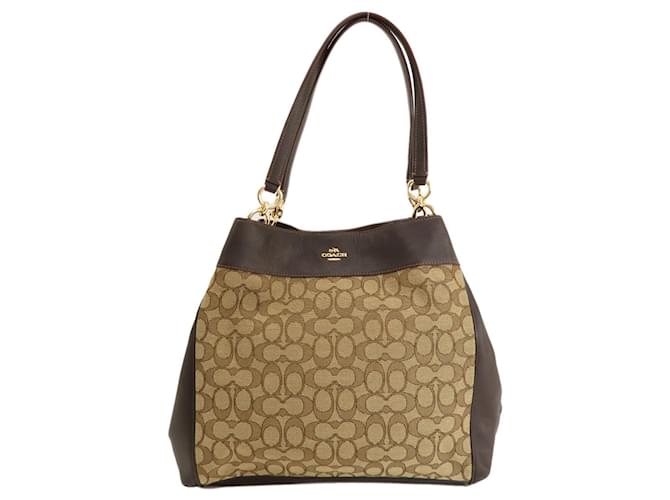Coach Signature Brown Cloth ref.1390278 - Joli Closet