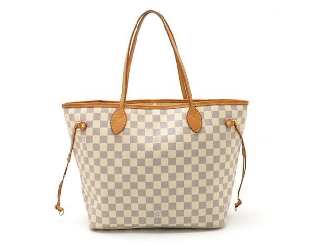 Louis Vuitton Neverfull White Cloth ref.1391944 - Joli Closet