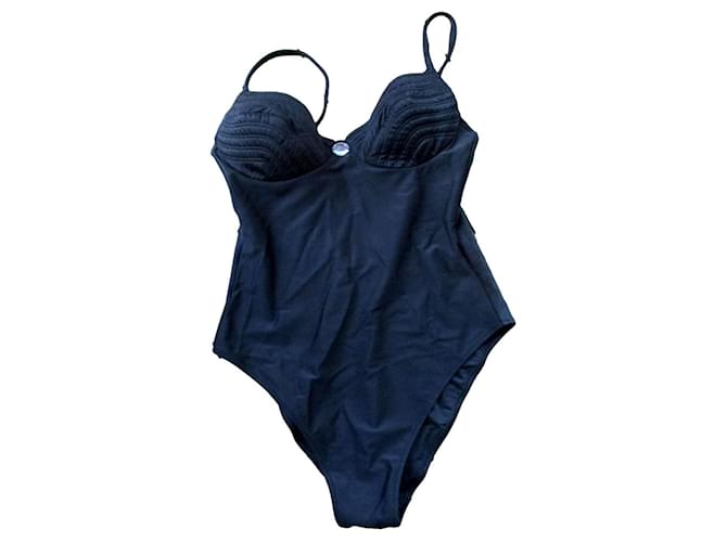 Christian Dior One-piece swimsuit, size 4. Black Polyamide ref.1397343 ...