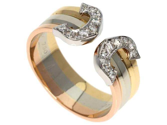 cartier 2C C2 Golden White gold ref.1401652 - Joli Closet