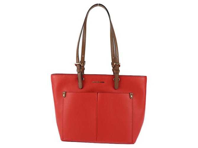 Michael Kors Jet Set Red Leather ref.1401733 - Joli Closet