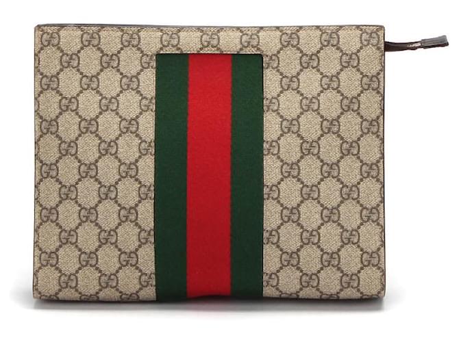 Gucci GGスプリーム クラッチ バッグ 475316 in excellent condition ref.1402288 - Joli ...