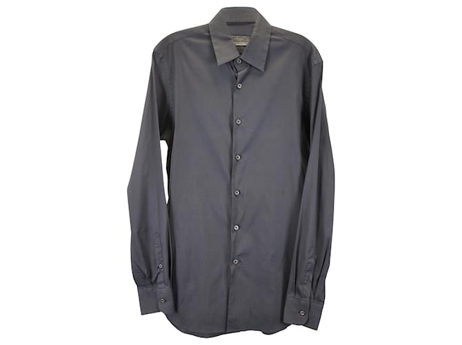 Prada Button-down Shirt in Black Cotton ref.1403832 - Joli Closet